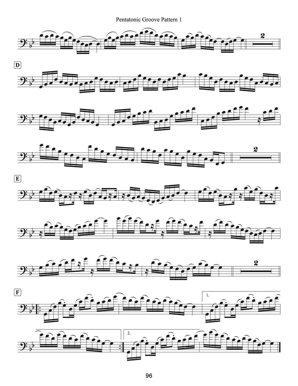 Your Daily Pentatonics Play-Along (trombone) by Veldkamp, Erik - qPress